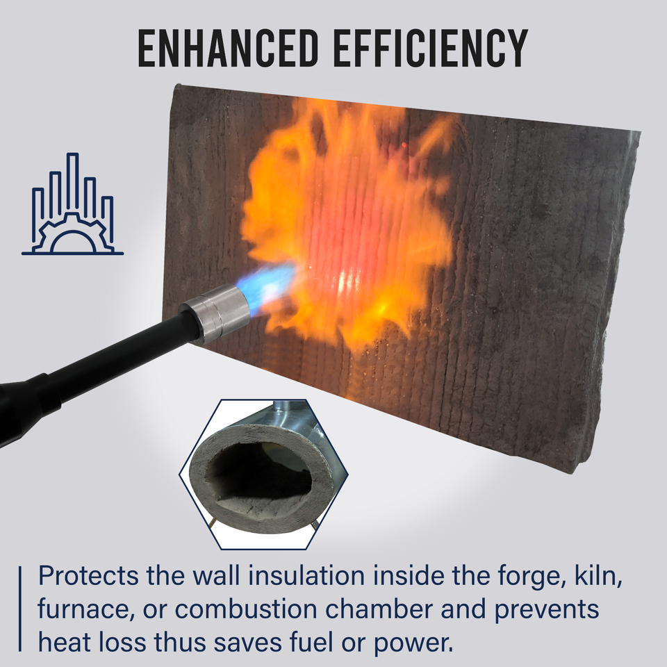 5 Pound Refractory Cement - 3000F Rated - Refractory Coating for ...