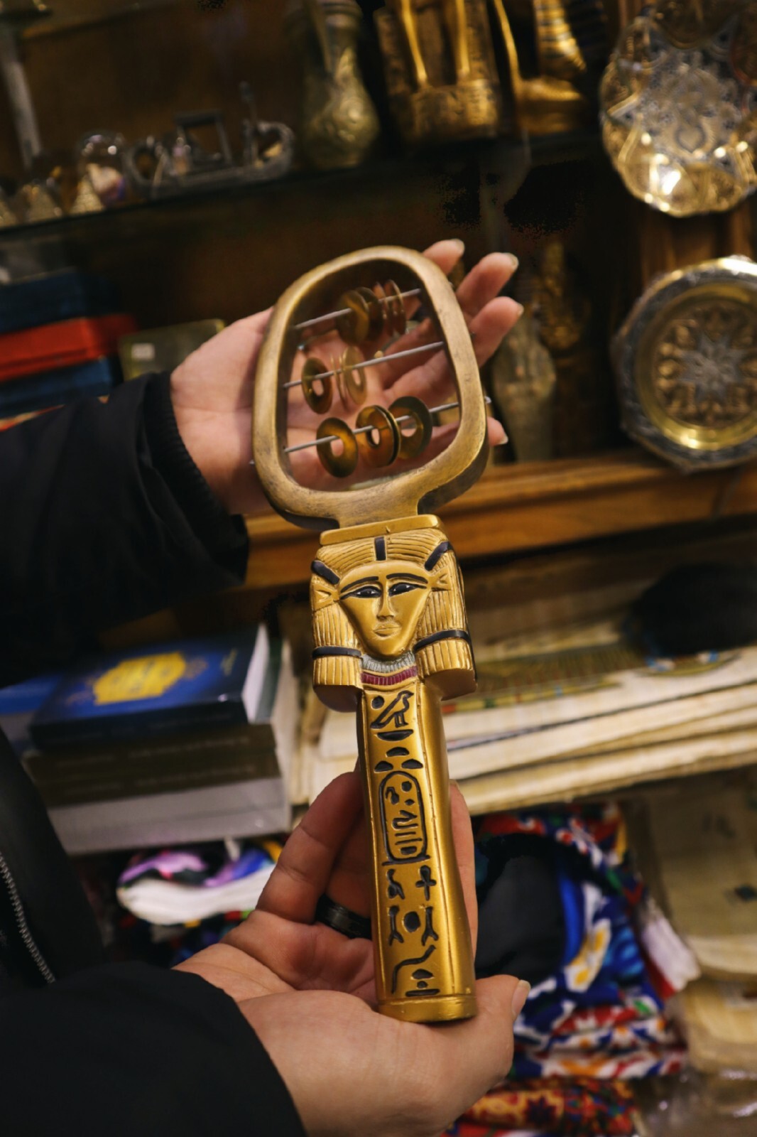 Authentic Ancient Egyptian Artifact Rare Hathor Sistrum Musical ...