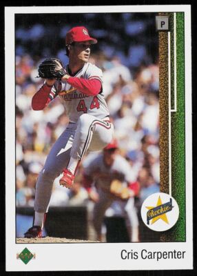 1989 Upper Deck Cris Carpenter Rookie St. Louis Cardinals #8 | eBay