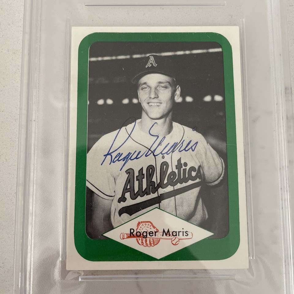 1975 Great Plains Autograph #18 Roger Maris PSA/DNA Mint with 9 auto | eBay