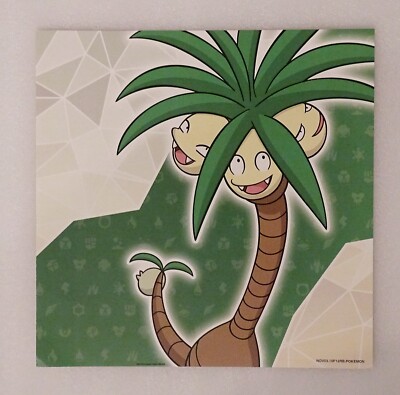 Pokémon Exeggutor Game Store Promo Display Poster 11x11 Pokemon Coconut ...