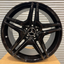 19" GLOSS BLACK AMG STYLE WHEELS RIMS FIT MERCEDES BENZ C350 E300 E350 ...