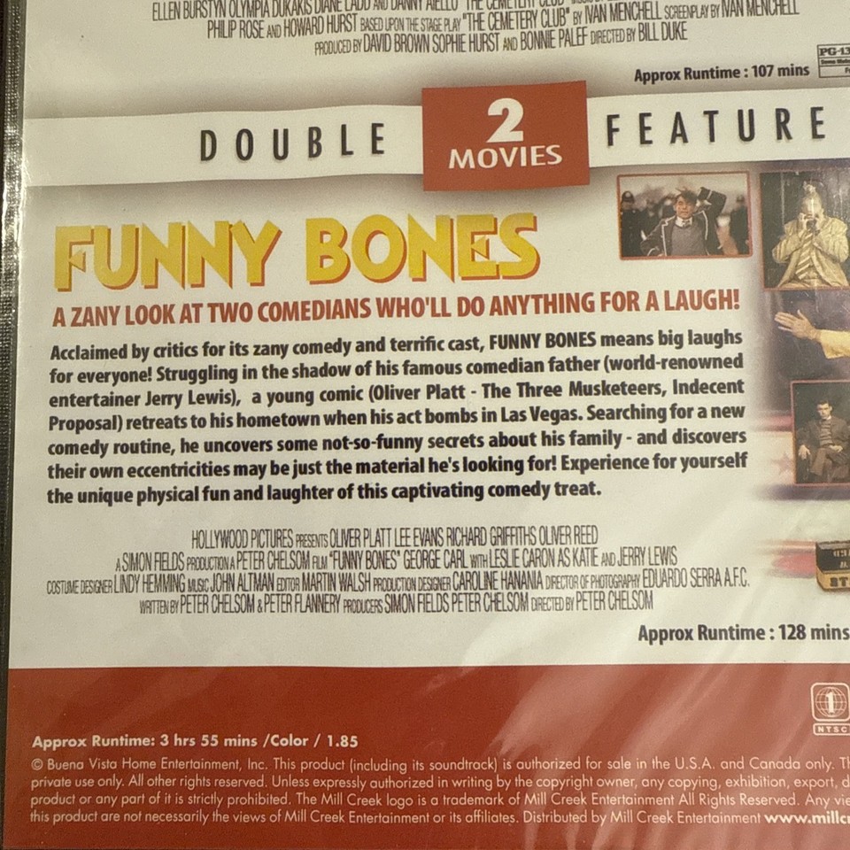 Double Feature Funny Bones/The Cemetery Club (DVD) Olympia Dukakis ...