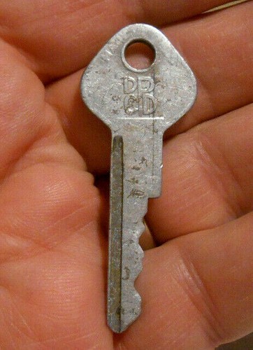 Vintage Old Original Aluminum DPCD Dodge Plymouth Chrysler Desoto Key ...
