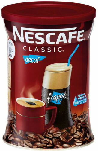 GREEK NESCAFE CLASSIC FRAPPE INSTANT DECAF COFFEE 200gr | eBay