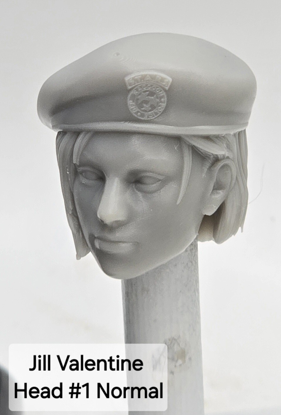 3d Printed Jill Valentine HEAD #1 6" 1:12 GI Joe Classified/Marvel ...