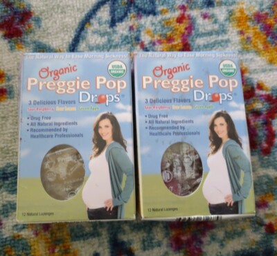 Organic Preggie Drops | 12 Drops Each | 2 Boxes | eBay