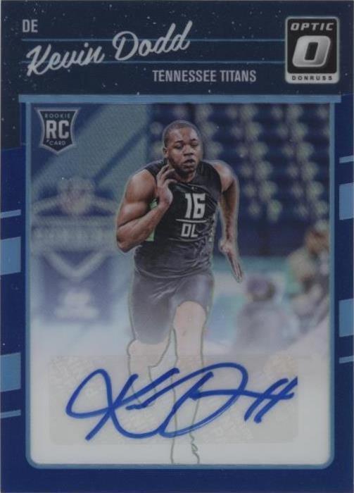 2016 Donruss Optic - Kevin Dodd #129 Blue Signatures /75 (AU, RC) for ...