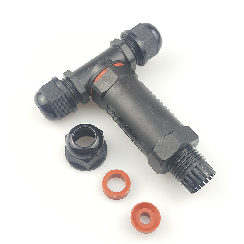 3 Way Cable Wire Connector IP68 Waterproof 3Pin Junction Box Outdoor ...