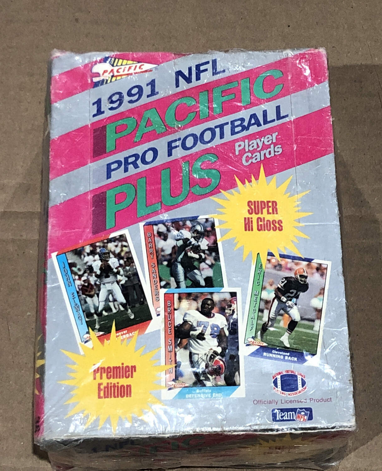 1991 NFL Pacific Pro Football Plus Player Cards 36 Ct Super Hi Gloss ...