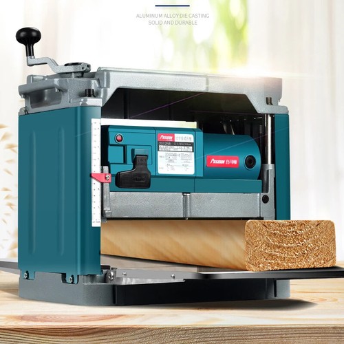 220V Domestic Single Side High Power Benchtop Mechanical Wood Planer ...