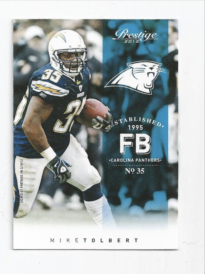 2012 Playoff Prestige - Mike Tolbert #164 for sale online | eBay