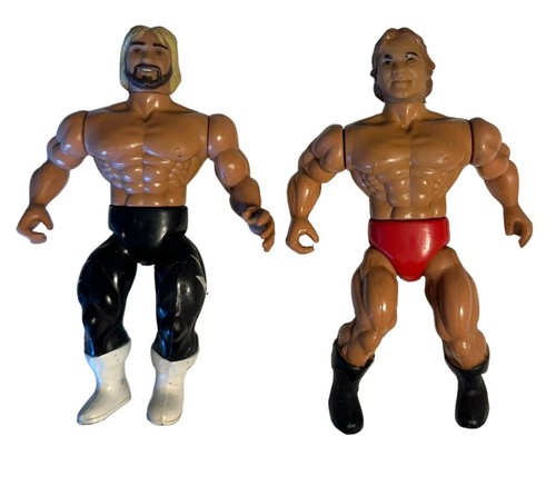 Steve Keirn & Larry Zbyszko Vintage REMCO 1985 Wrestling Figure AWA WWF ...