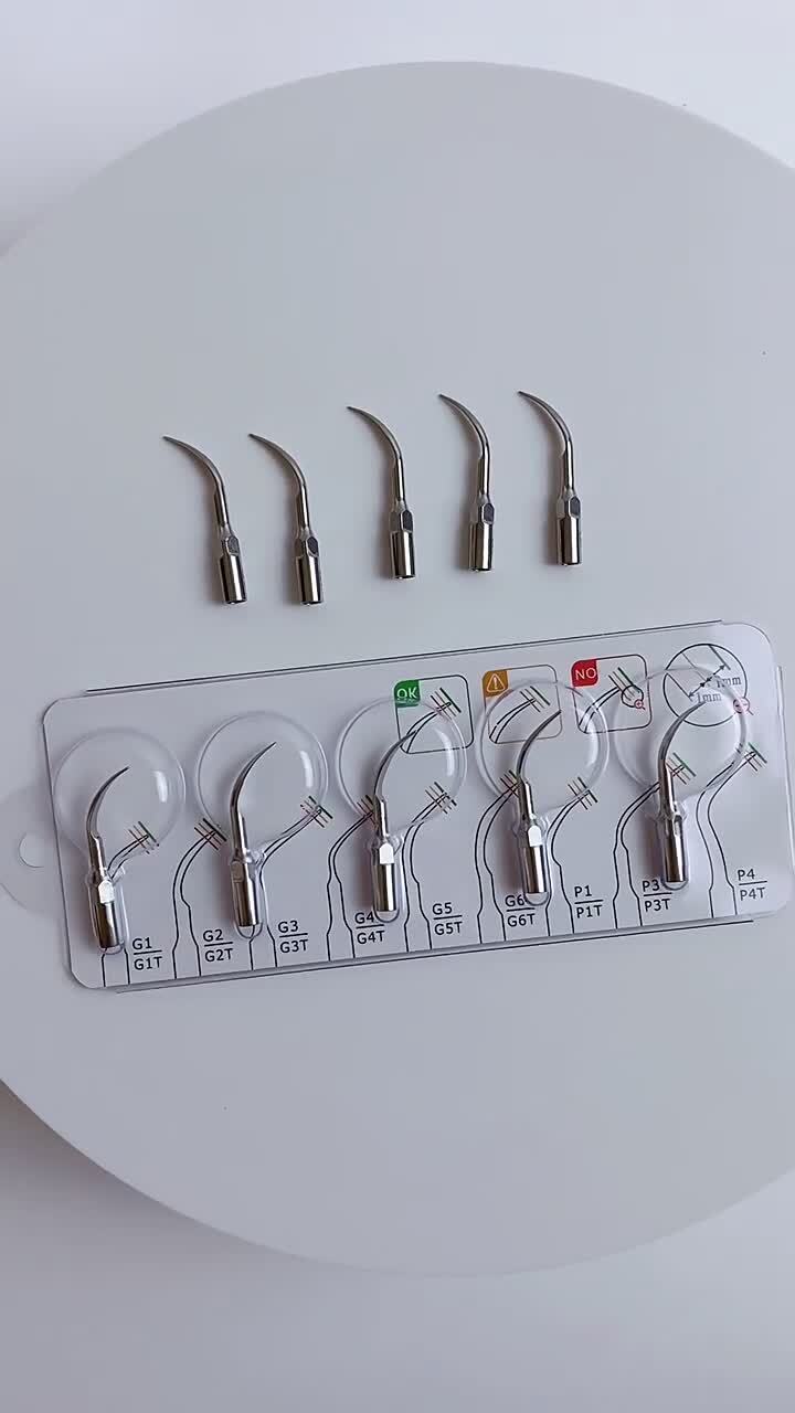 5x Dental Scaling Tips G4 for EMS Woodpecker Ultrasonic Scaler ...
