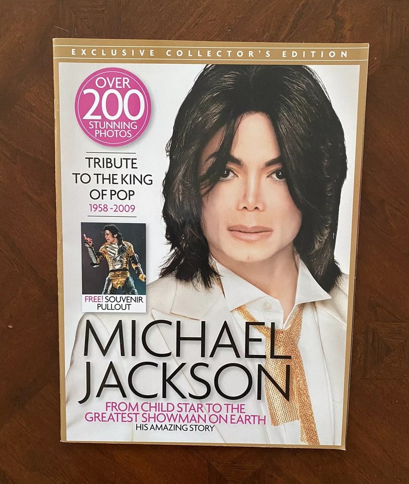 Michael Jackson NICE! Collector’s/Tribute Book & Magazine Lot Of 5 ...