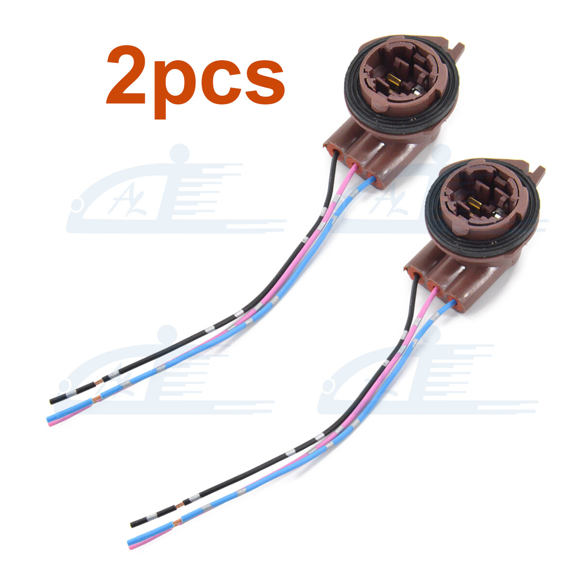 2pcs 3156 3056 3456 4156 Bulb Socket Harness Wire Plug Turn Signal ...