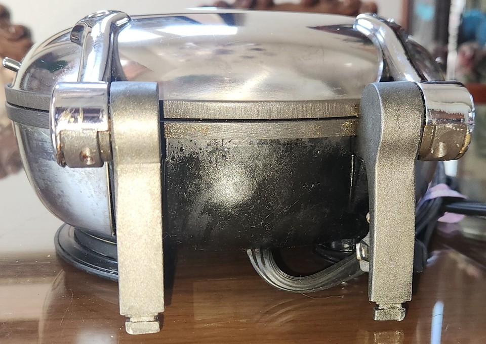 All-Clad Waffle Maker Waffle Iron Waffler 1 Type 6071 Stainless Steel ...