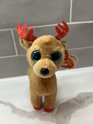 Ty Beanie Babies Tinsel Reindeer Plush Christmas Deer NEW NWT 2017 ...