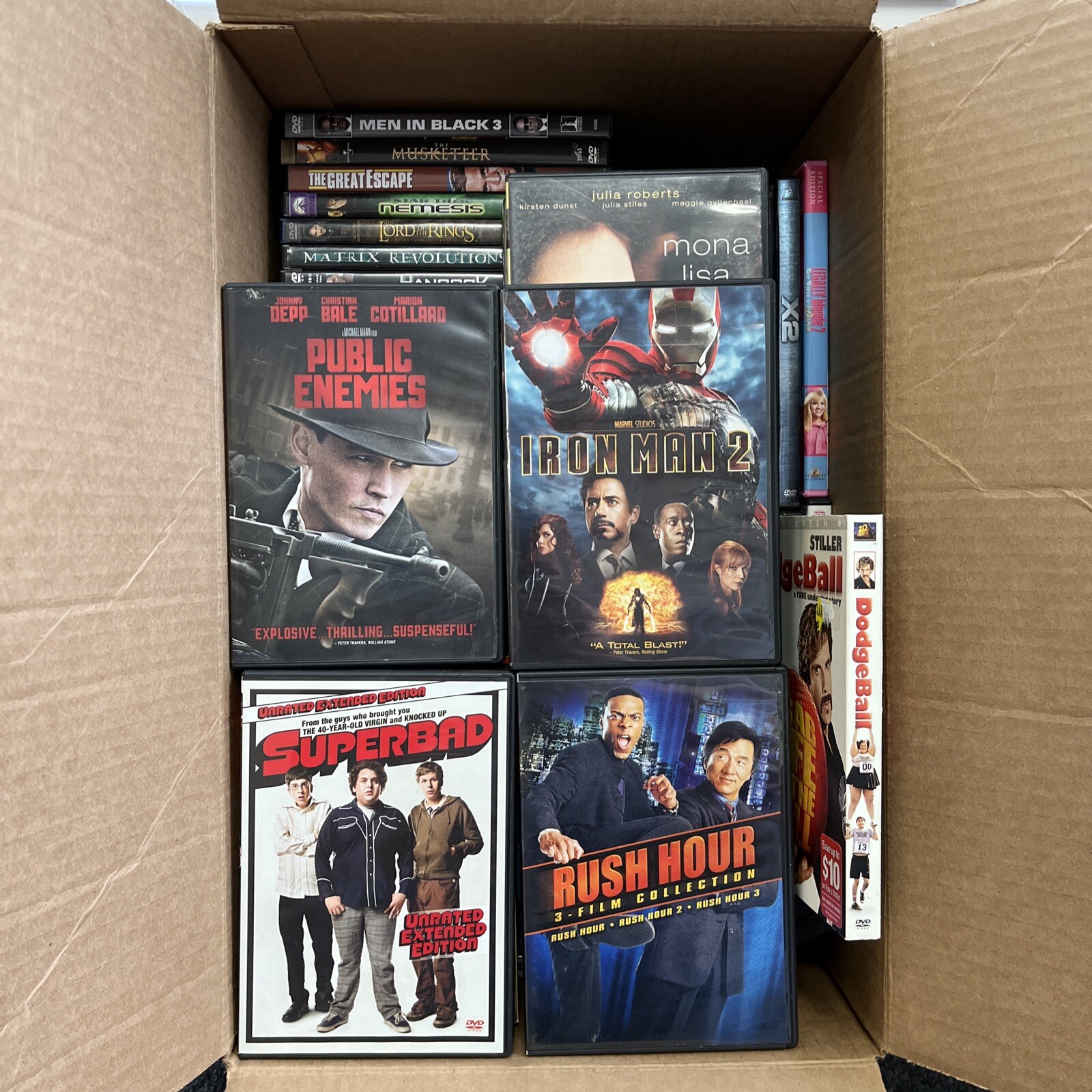 Used DVD Bulk Movie Lot of 75+ | Wholesale Mix | Assorted Titles ...