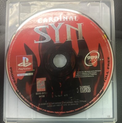 Cardinal Syn Black Label for Sony PlayStation 1 PSX PS1 Tested ...