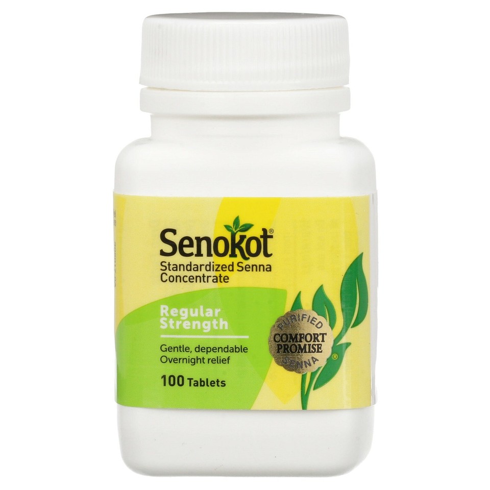 Senokot Regular Strength Natural Vegetable Laxative Tablets 100 tablets ...