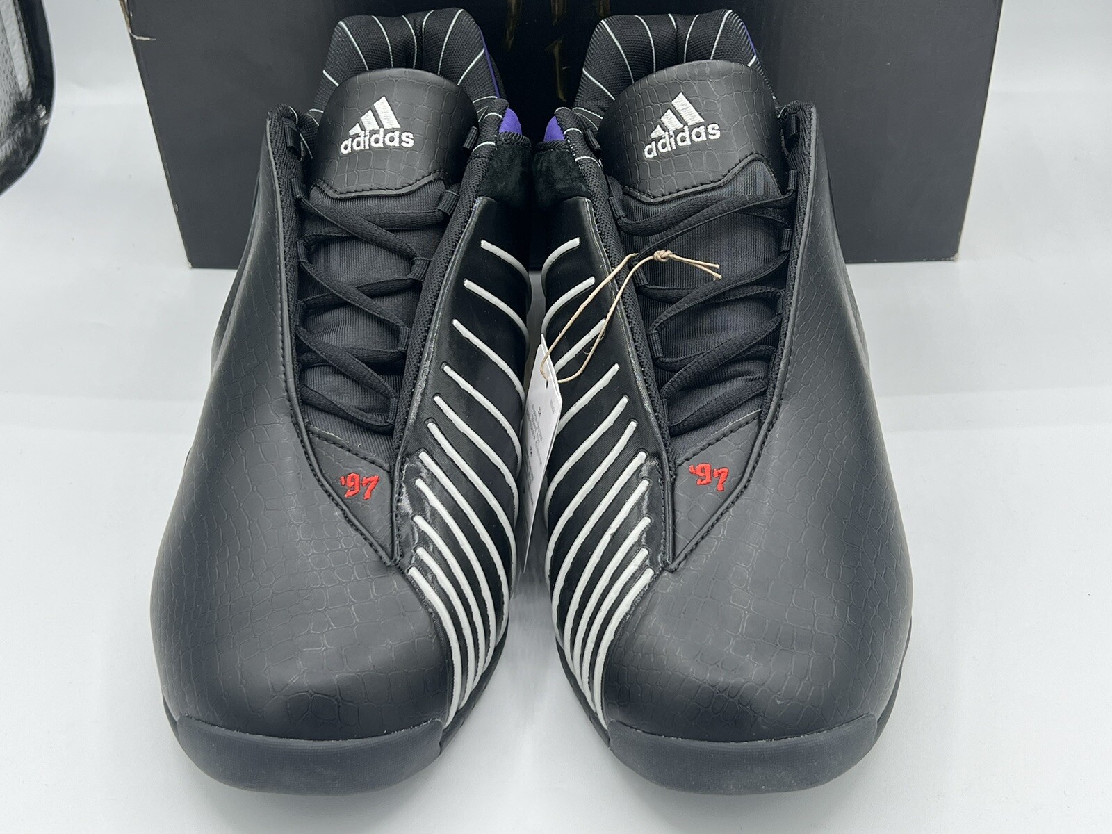 adidas TMAC 3 Restomod Raptors Black Purple Men Basketball Shoe GY2394 ...