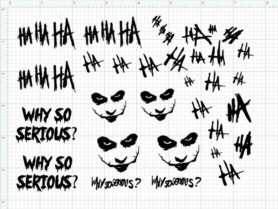 Why So Serious Stencil
