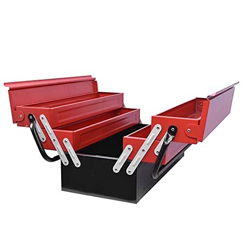 Tool Kit Box for Home and Garage Tool Box Without Tools 5 Compartments ...