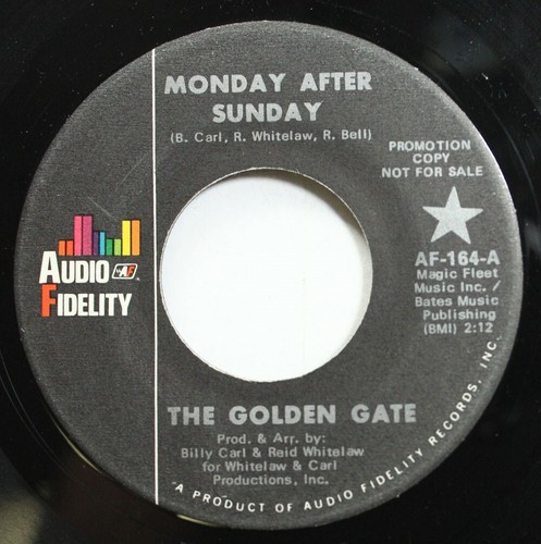 Hear! Rock Promo 45 The Golden Gate - Monday After Sunday / Lucky On ...