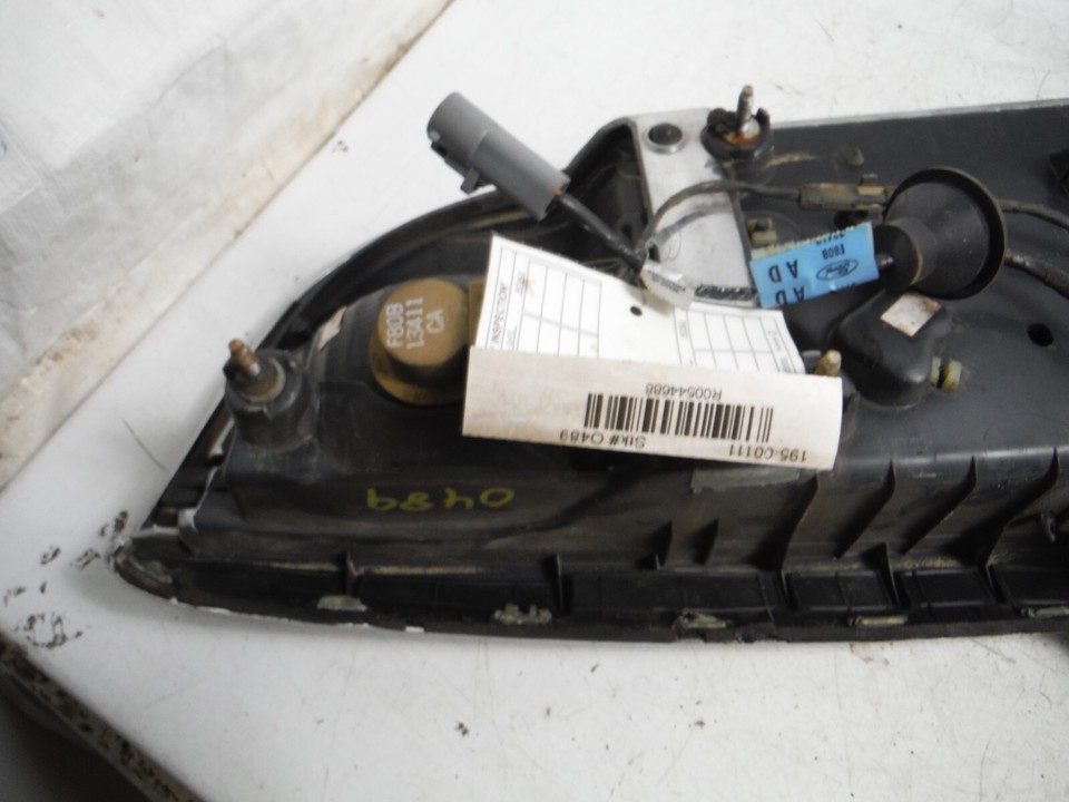 1999 Lincoln Continental Rear License Plate Mount Reverse Tag Lights ...