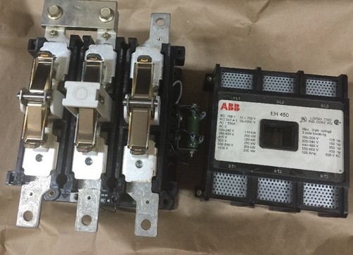 ABB Contactor EH450, EH-450, Coil 170V, 525A, 600V, EH450C-XL ...
