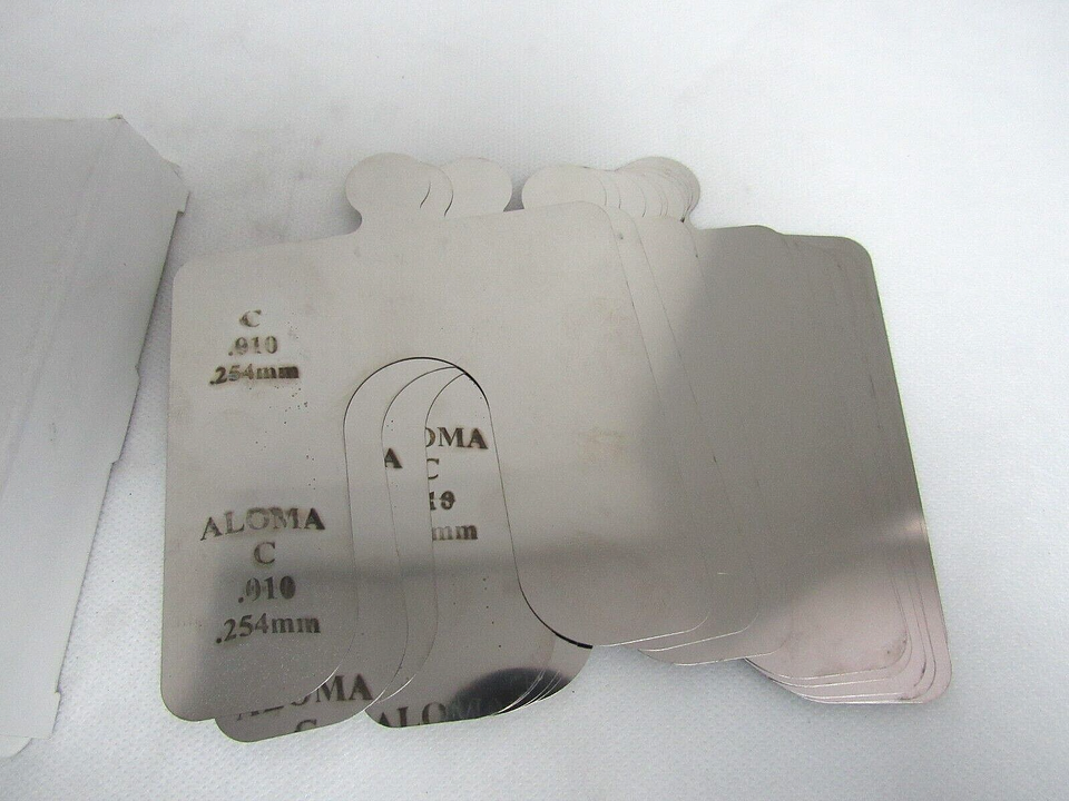 ALOMA MOTOR SHIMS SIZE C, 0.010" THK, 4"LG, 4" WD, .254mm, 20 PCS BOX ...