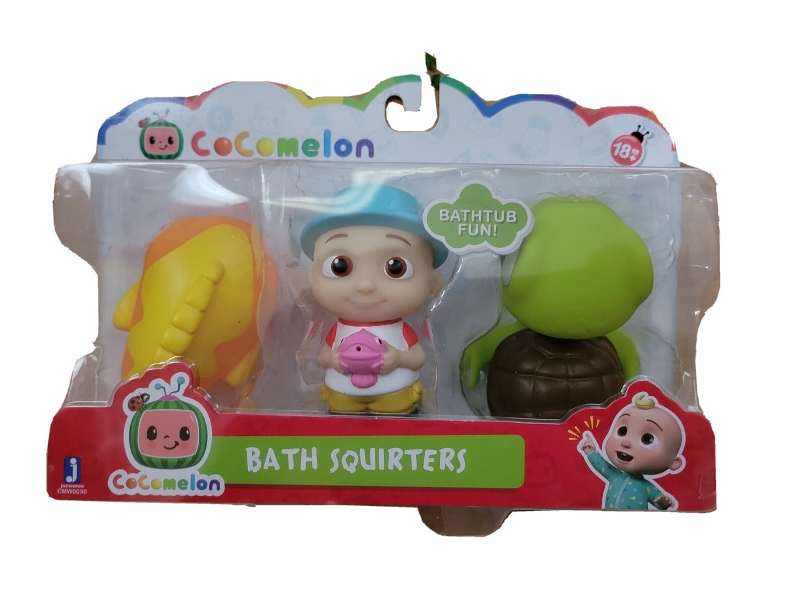 Cocomelon Bath Squirters 3 Pk JJ Fish & Turtle Bath Time Jazwares Brand ...