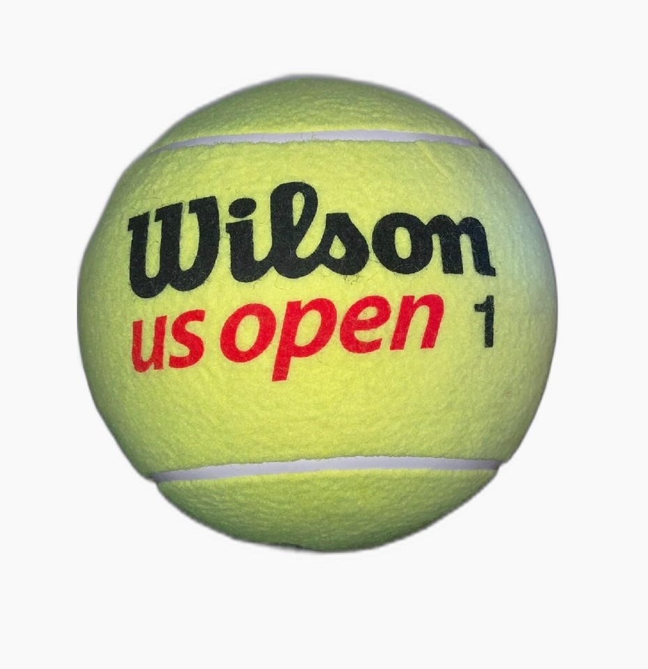 Roger Federer Signed Autograph Jumbo US Open Official Tennis Ball ...