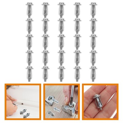 25 Pcs Expansion Screw Machine Anchor Wall Anchors for Furniture | eBay ...