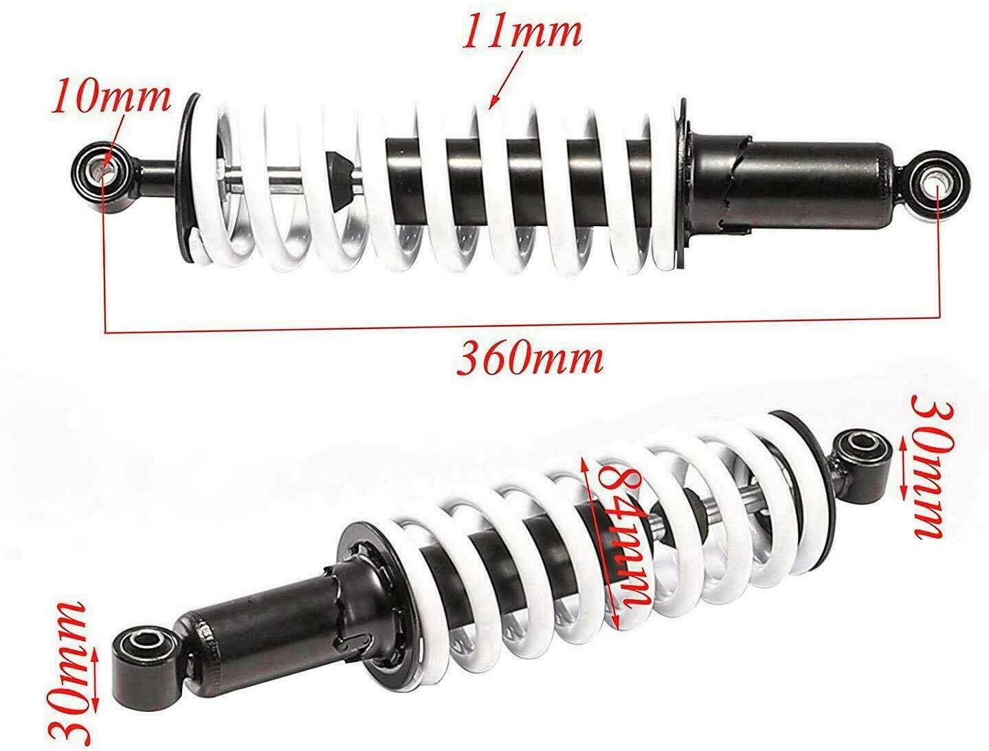 14'' 360mm Rear Shock Absorbers Suspension for ATV Quad Buggy Dirt Bike ...