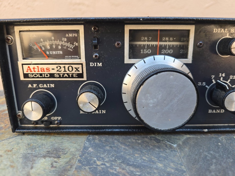 Vintage Atlas 210 X Ham Radio MINT Condition SUPER RARE untested sold ...