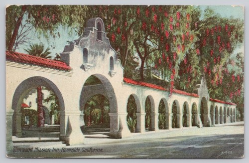 Riverside California, Glenwood Mission Inn, Courtyard Entrance, Vintage ...