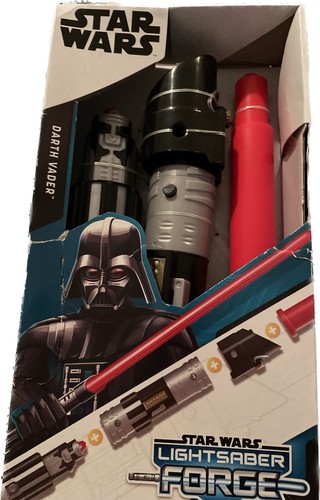 Star Wars Lightsaber Forge Darth Vader Extendable Red Lightsaber ...