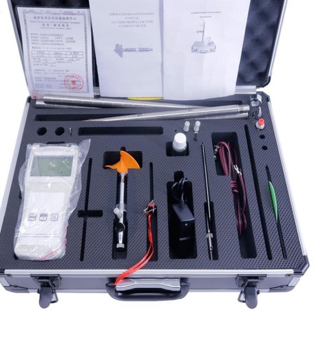 Liquid Flow Velocity Meter Water Current Flow Speed Tester 0.05~8m/S ...