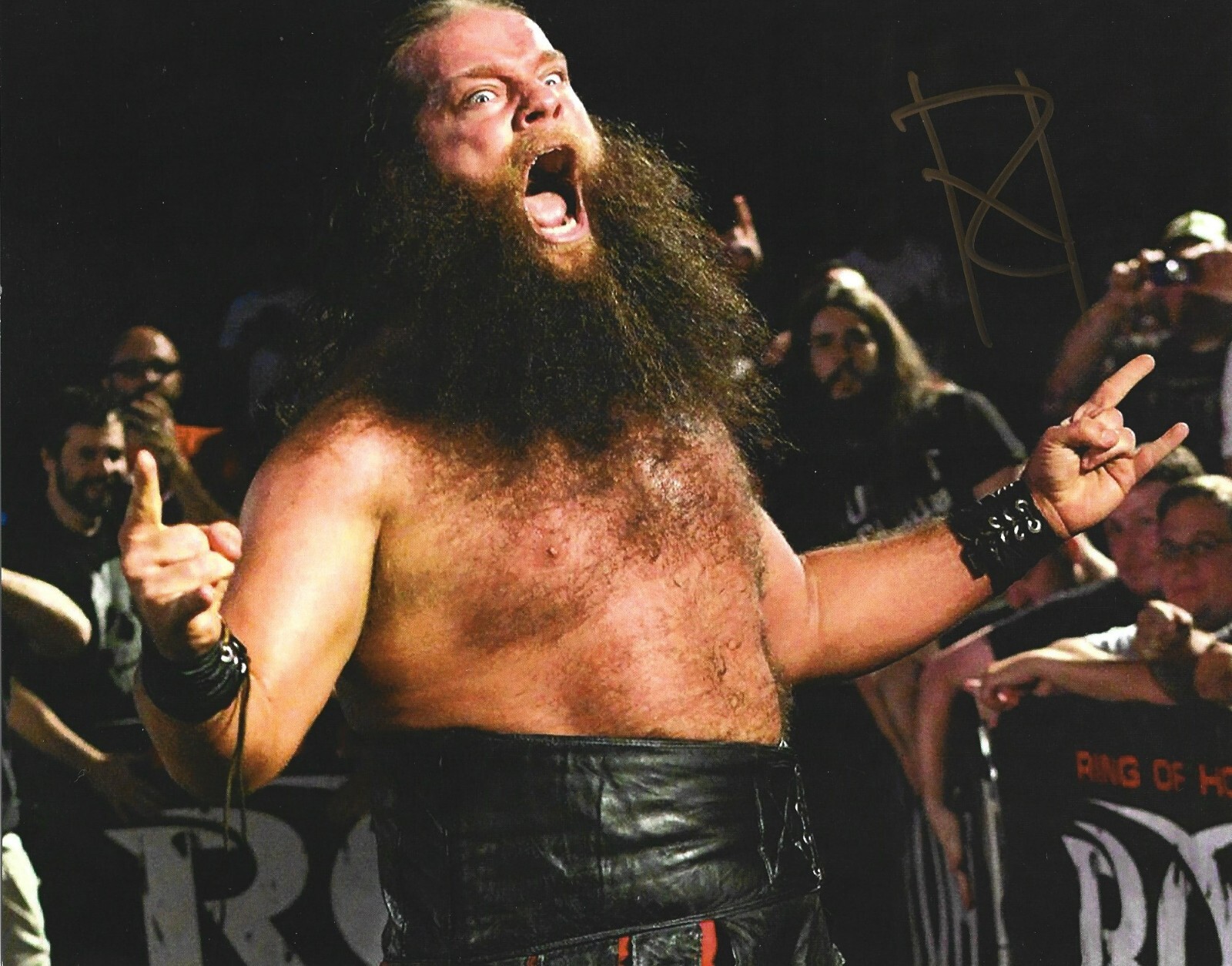 Ivar Autographed Pro Wrestling 8x10 Photo WWE Wrestling Highspots COA ...