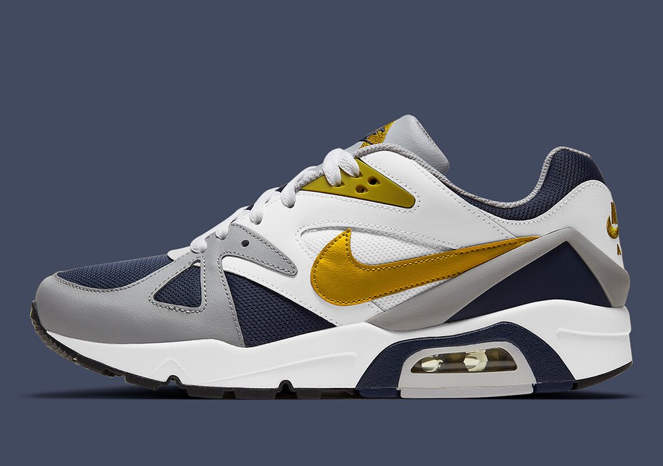 Nike Air Structure Triax 91 White Navy Citron Size 12.5 DB1549-400 ...