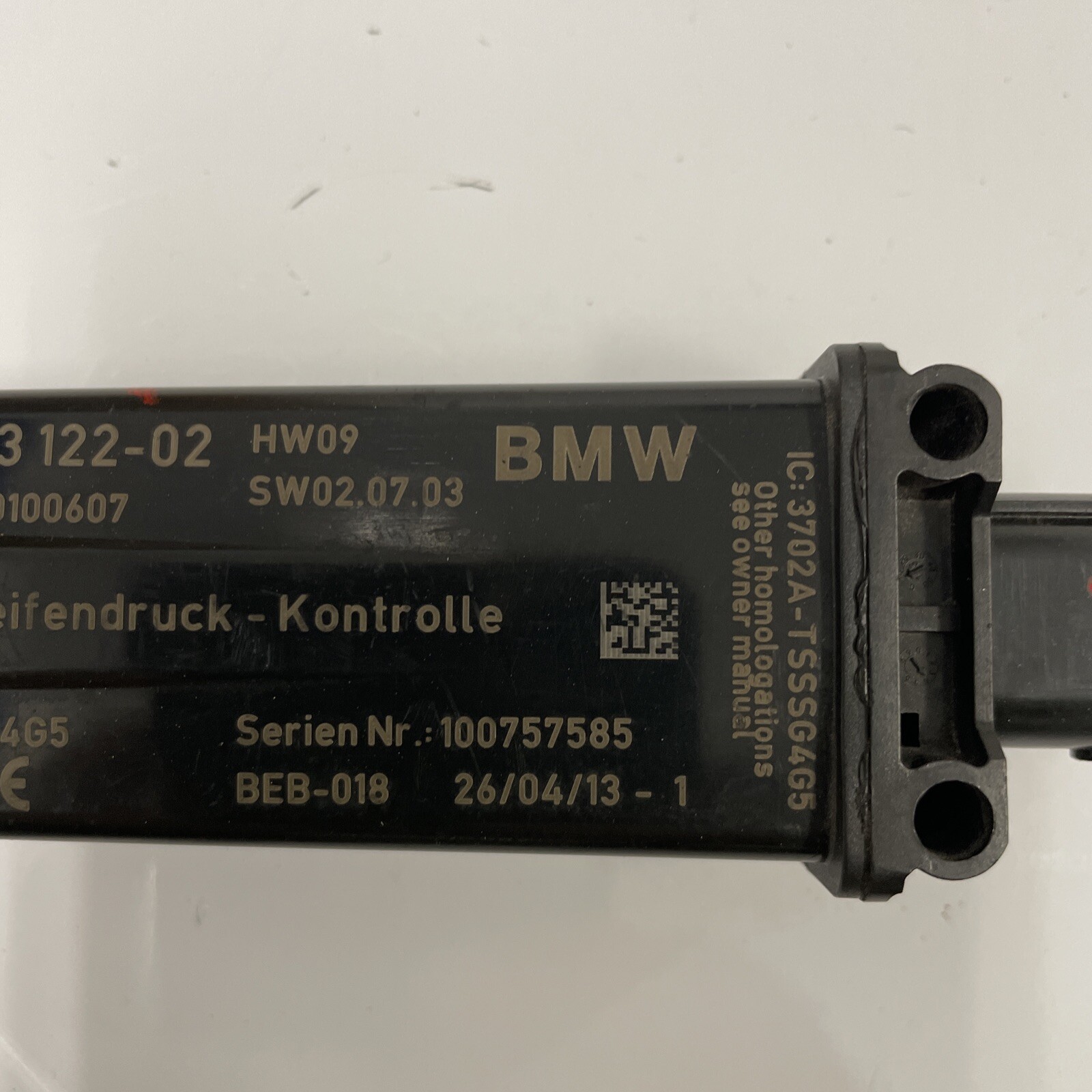 2011 BMW M3 OEM RDC TPMS Tire Pressure Monitor Control Module 6793122 ...