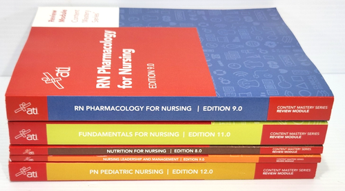 ATI Content Mastery Series Editions 8 9 11 12 Review Modules 10 Books ...