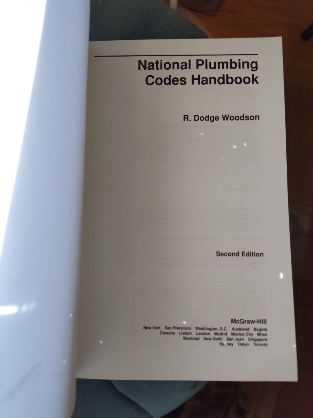 National Plumbing Codes Handbook by R. Dodge Woodson (1997, Trade ...