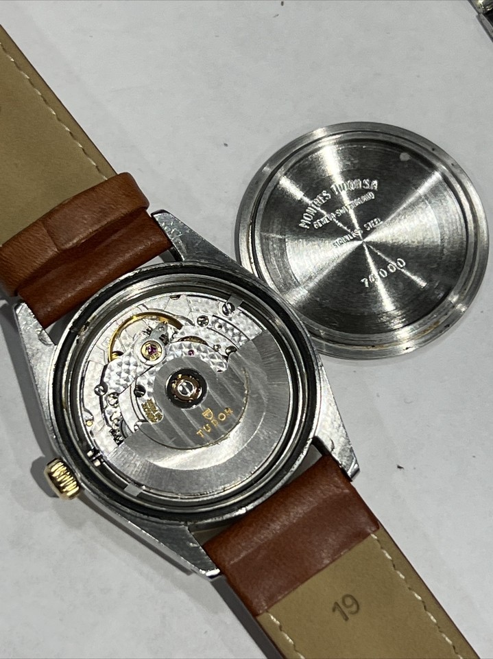 TUDOR Prince Oyster date Rotor (Rolex) Ref 74033 Gold Dial Men's Watch ...