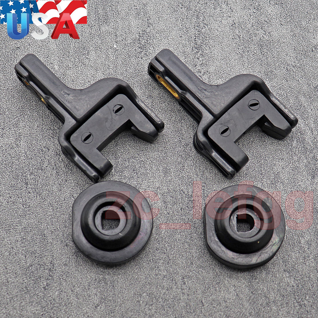 New 4Pcs Upper+Lower Radiator Isolator Mounts For Dodge Charger ...