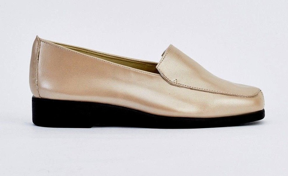 4EEE 5EEE 6EEE 7EEE 8EEE EXTRA WIDE FIT REAL LEATHER FLAT COMFORT SHOES ...