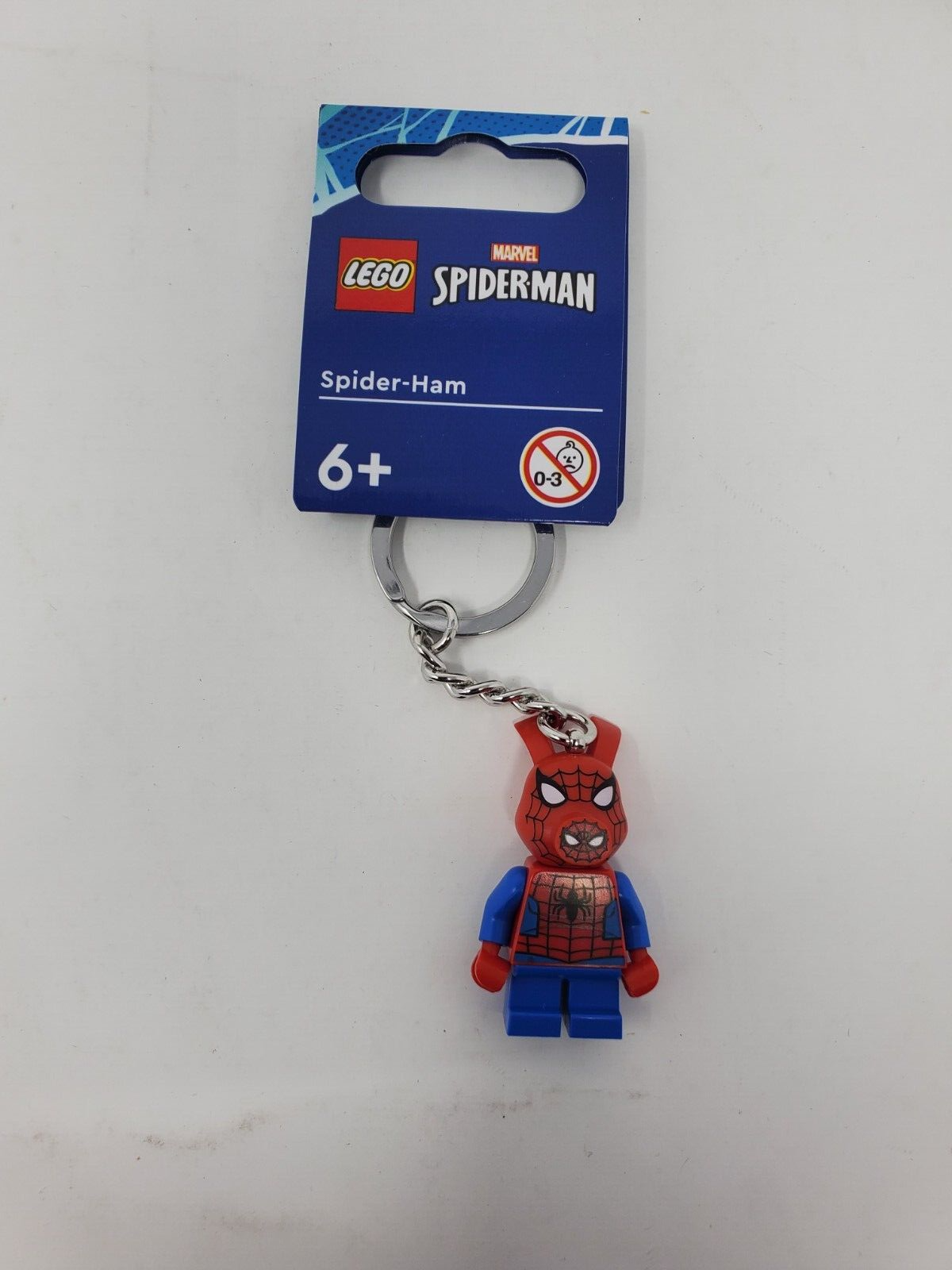 LEGO+Marvel+Spider+Ham+Pig+Minifigure+Keychain+Figure+Key+Ring+854077 ...
