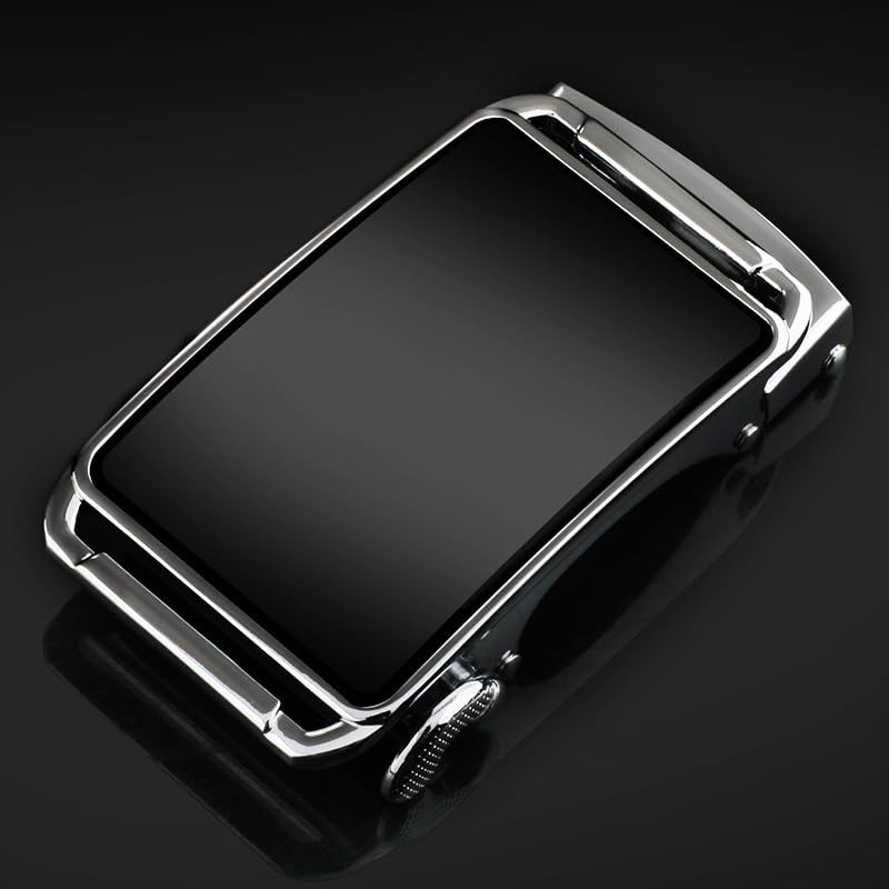 MenS 40Mm Ratchet Belt Buckle Only for 1 3/8 Slide Belt Strap Automatic ...
